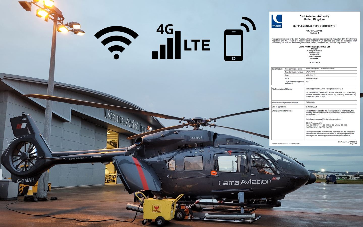 MBB-BK117 D-2 and P.68R – T-PED Testing | Gama Aviation Plc